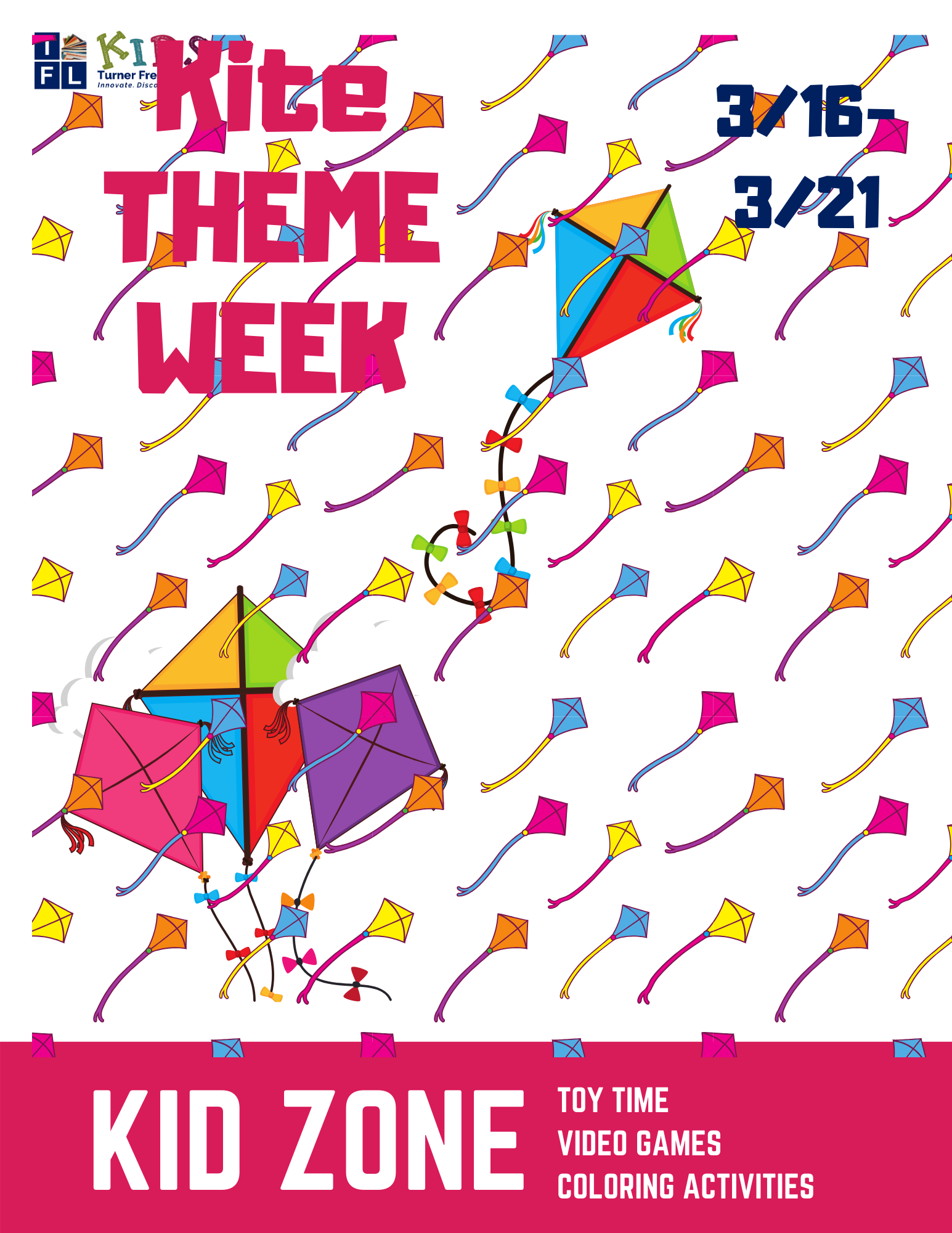 Kid Zone - Kite Week | Turner Free Library